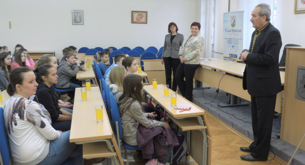 Posjeta osnovnoškolaca Gradu Bjelovaru - Grad Bjelovar