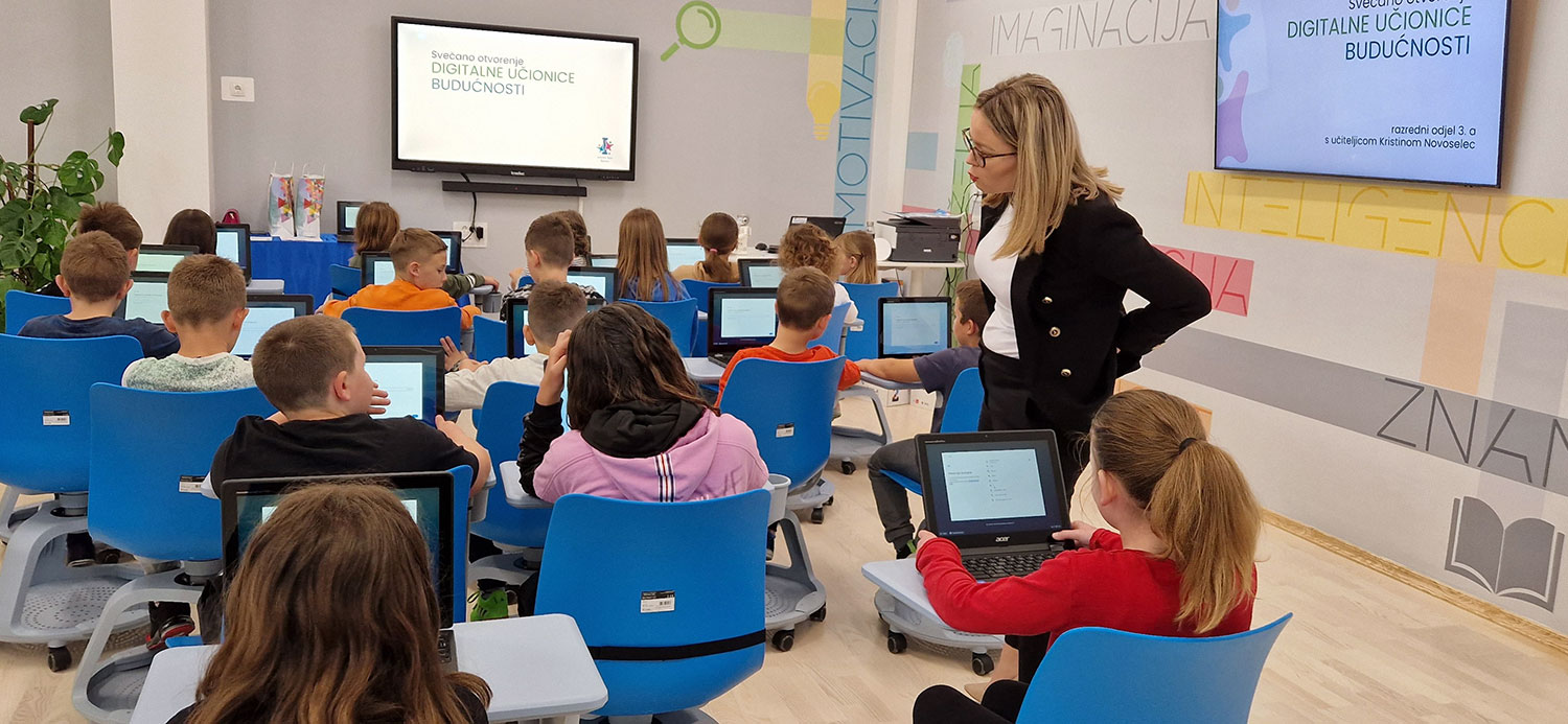 OTVORENA PRVA DIGITALNA UČIONICA BUDUĆNOSTI U HRVATSKOJ - Grad Bjelovar