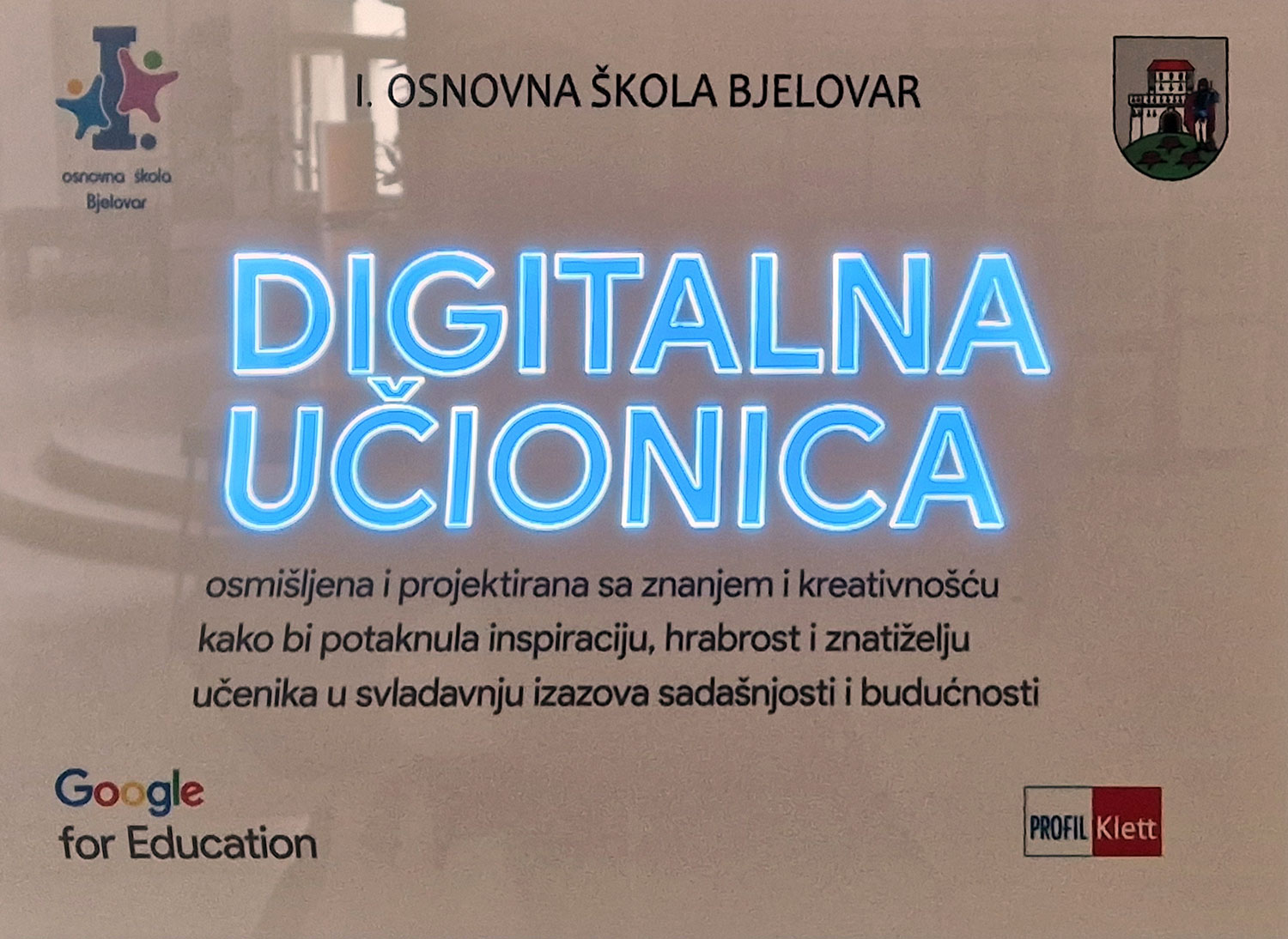 OTVORENA PRVA DIGITALNA UČIONICA BUDUĆNOSTI U HRVATSKOJ - Grad Bjelovar